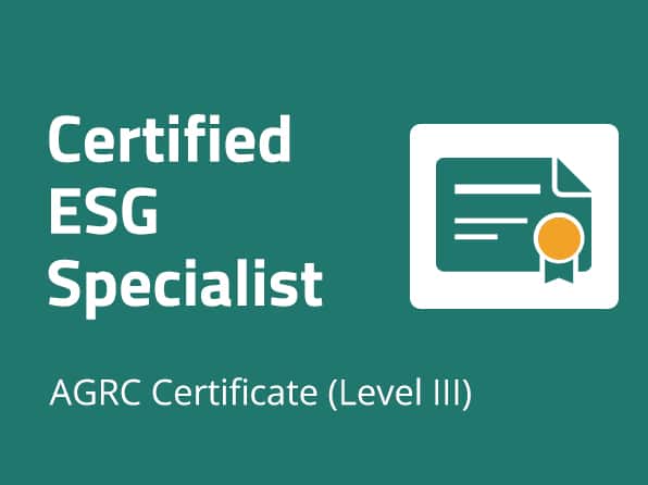 Certificat AGRC en ESG - Comply Academy - Certificates and Courses in ...